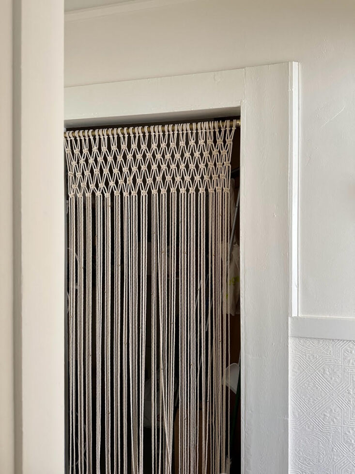 DIY Macrame Beaded Curtain by Erica Tanov