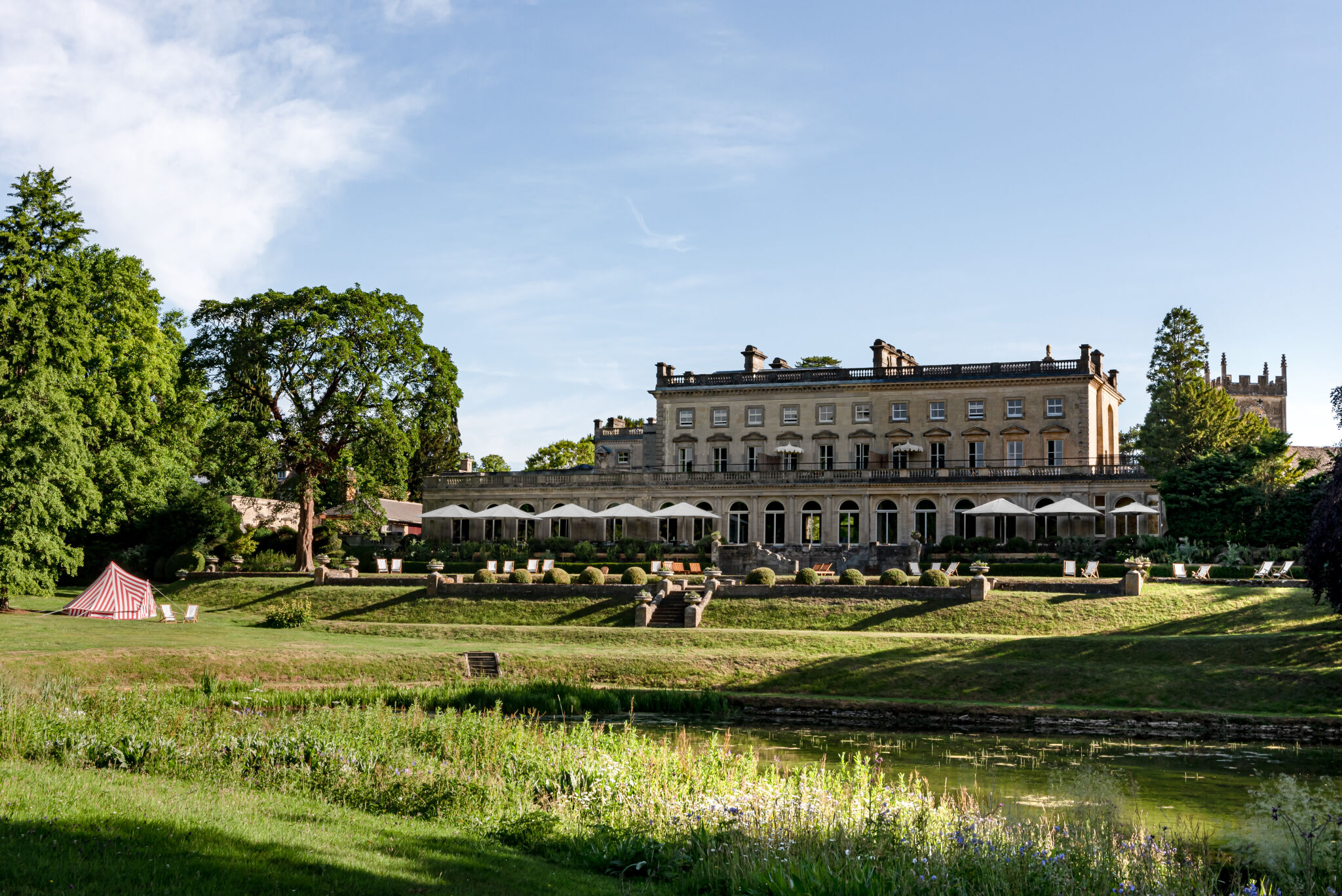 A 1695 English Countryside Manor Becomes a Candy-Colored Hotel