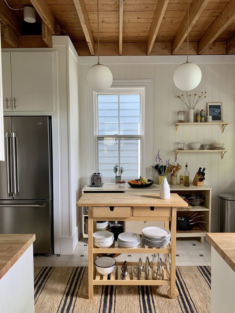 An Artful Budget Kitchen Remodel—Using Existing Cabinets—in Three Stages