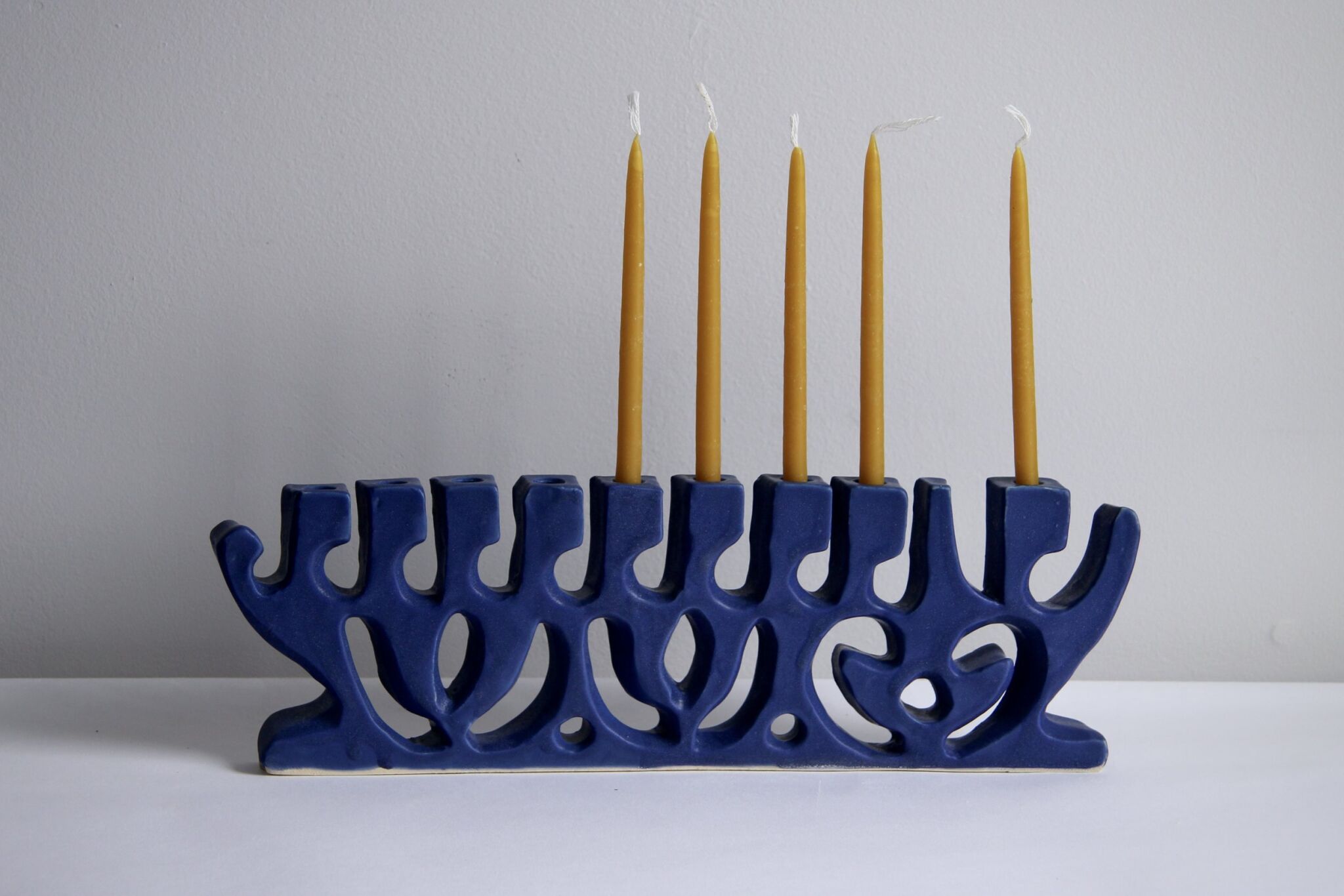 7 favorite modern ceramic menorahs