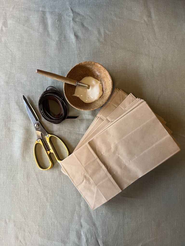 DIY: Simple and Sustainable Paper Bag Stars - Remodelista