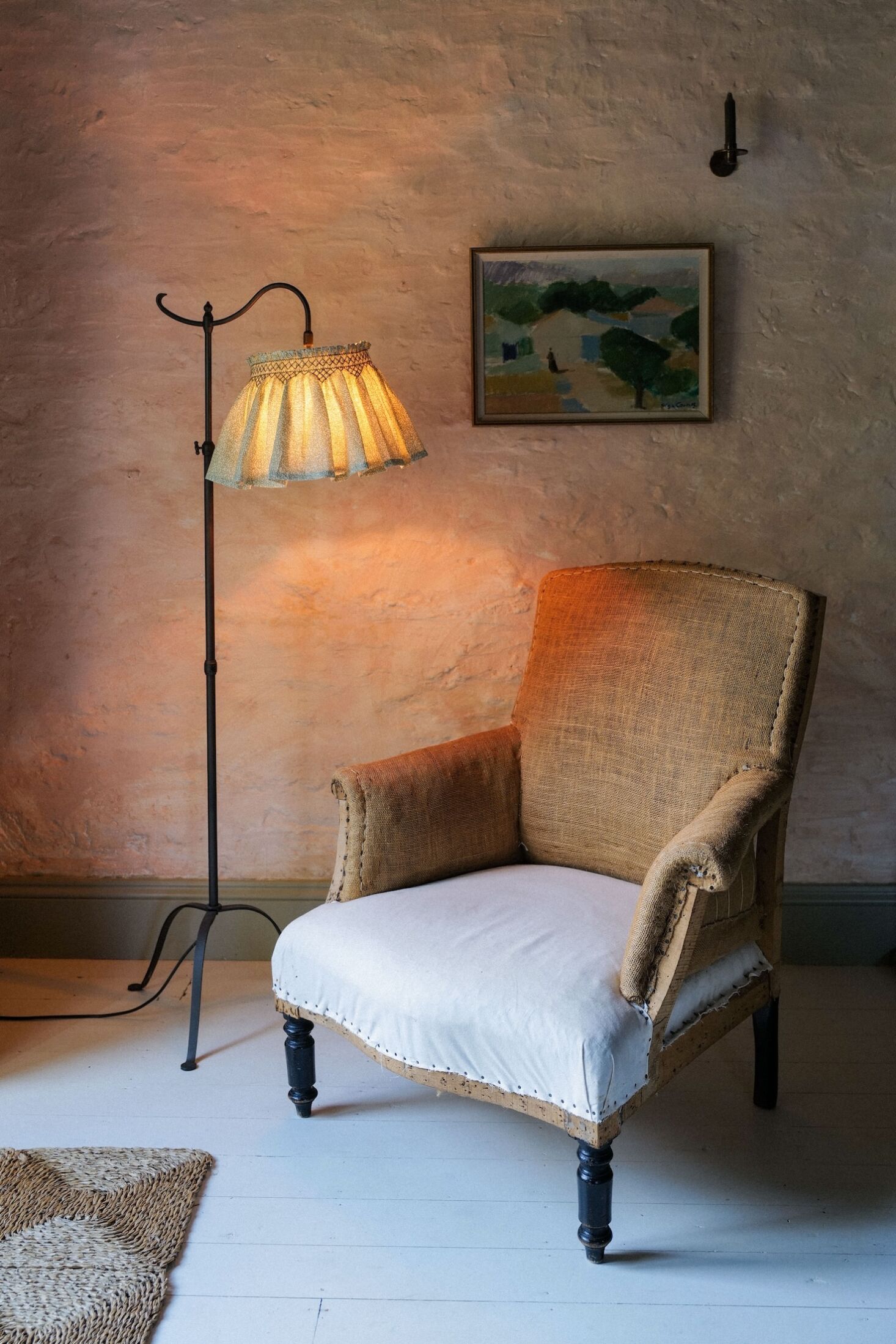 Cottage Core Lighting: Smocked Lampshades from the UK