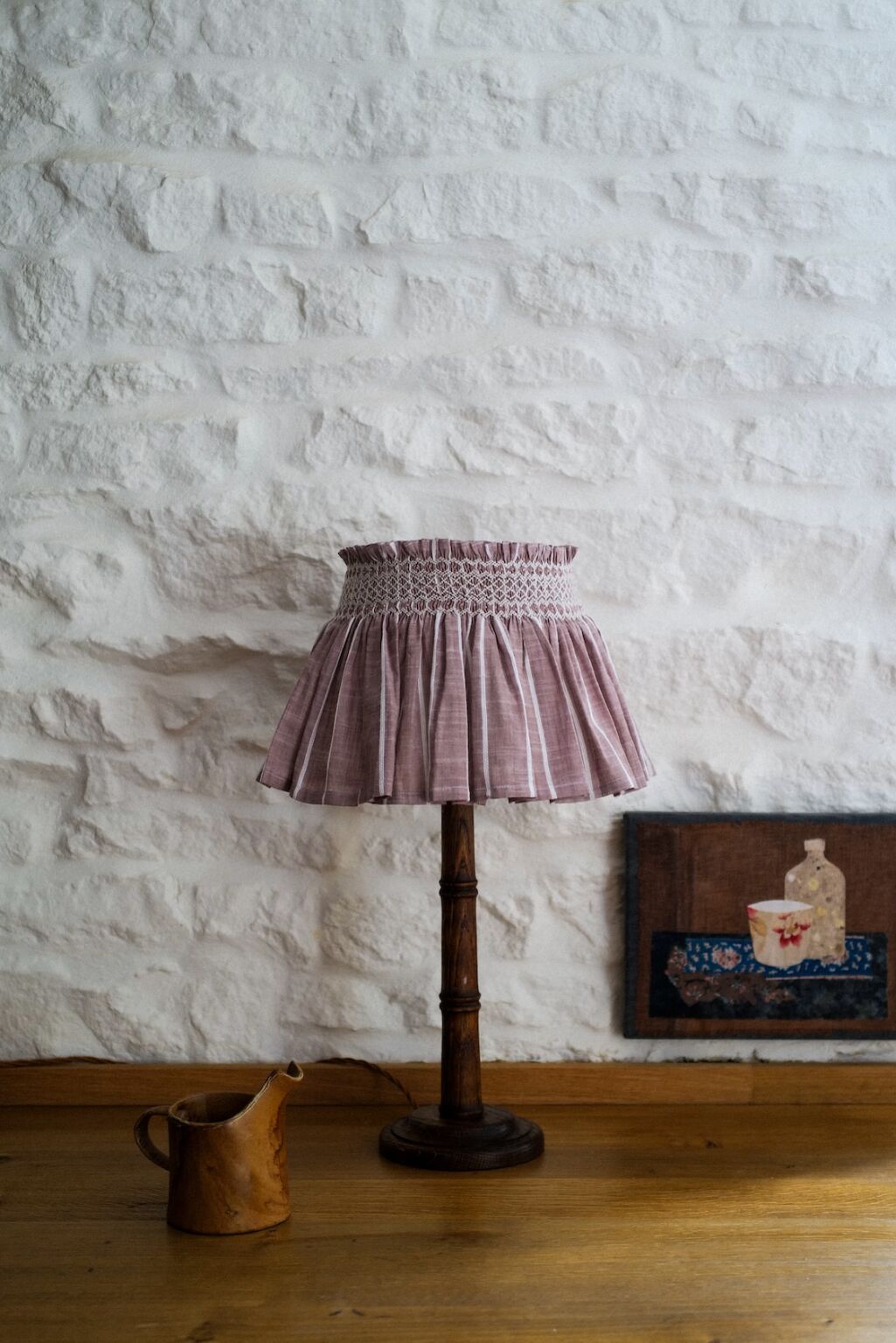 Cottage Core Lighting: Smocked Lampshades from the UK
