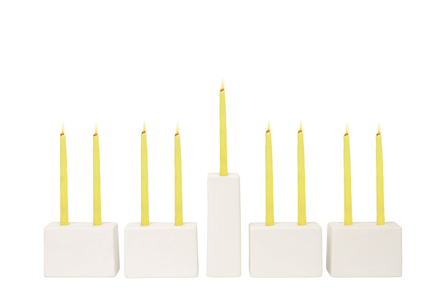 7 favorite modern ceramic menorahs