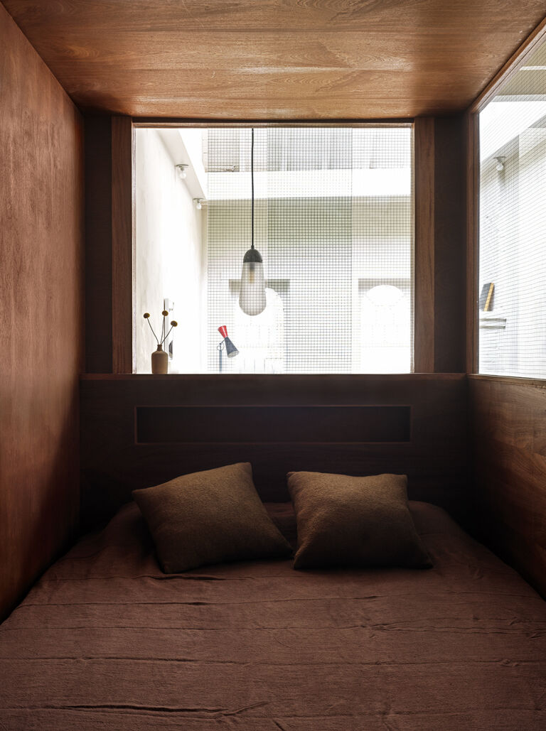 Small-Space Design Solution: A NYC Garret Apartment with a Bedroom in a Box