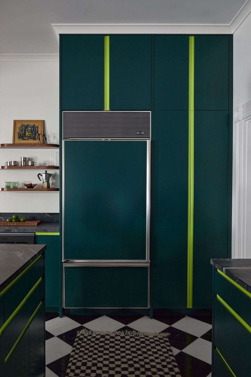 Kitchen of the Week: A Zesty Colorblocked Cook Space (and Bath), Before ...