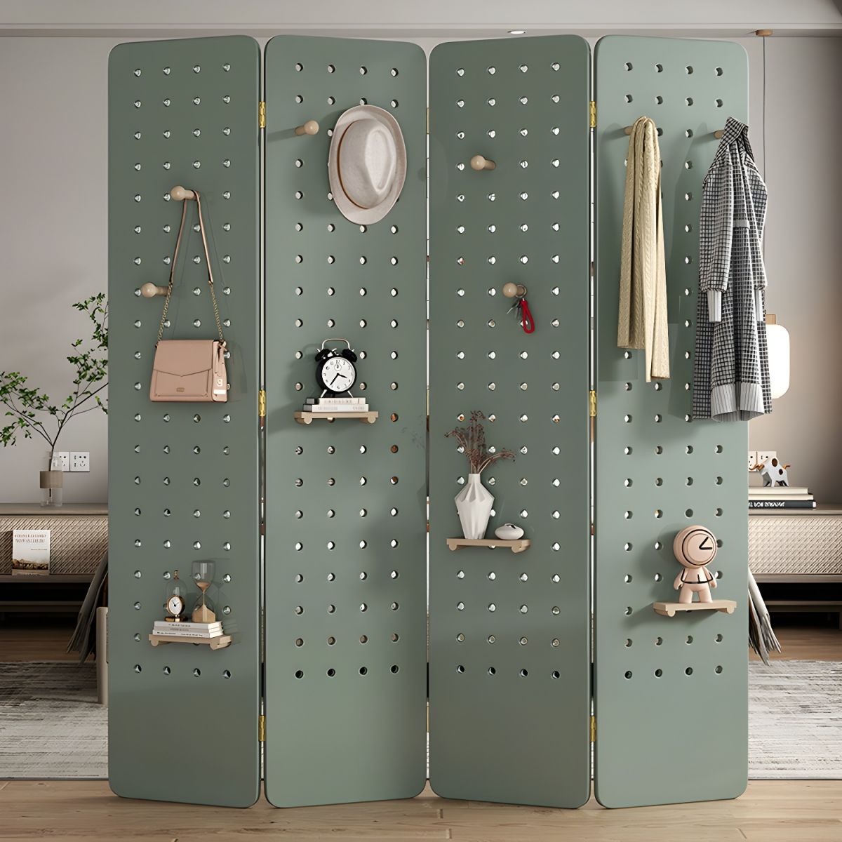 5 Favorites: Freestanding Pegboard Room Dividers - Remodelista