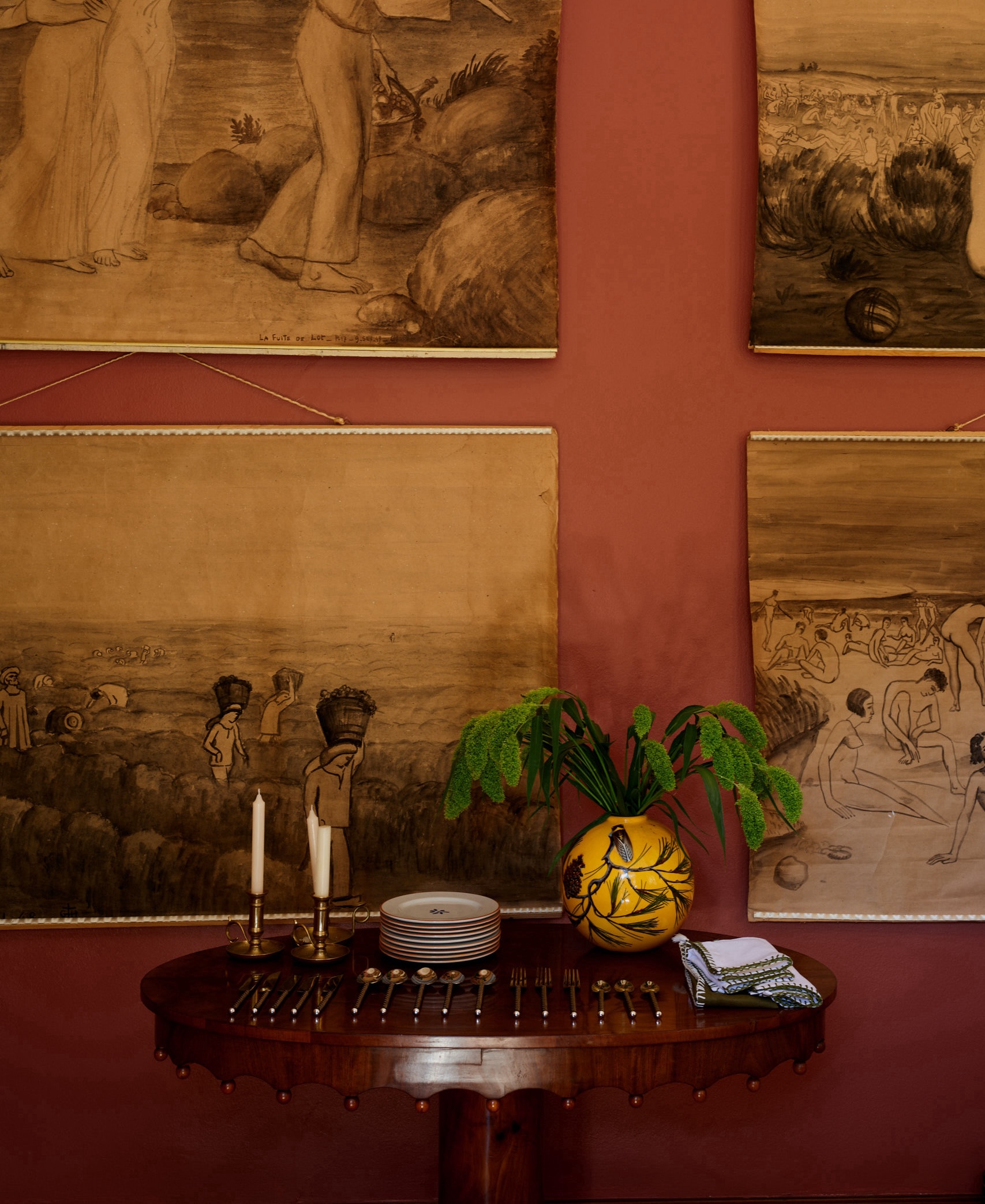 Spanish tableware and textile designs from House of Quintana