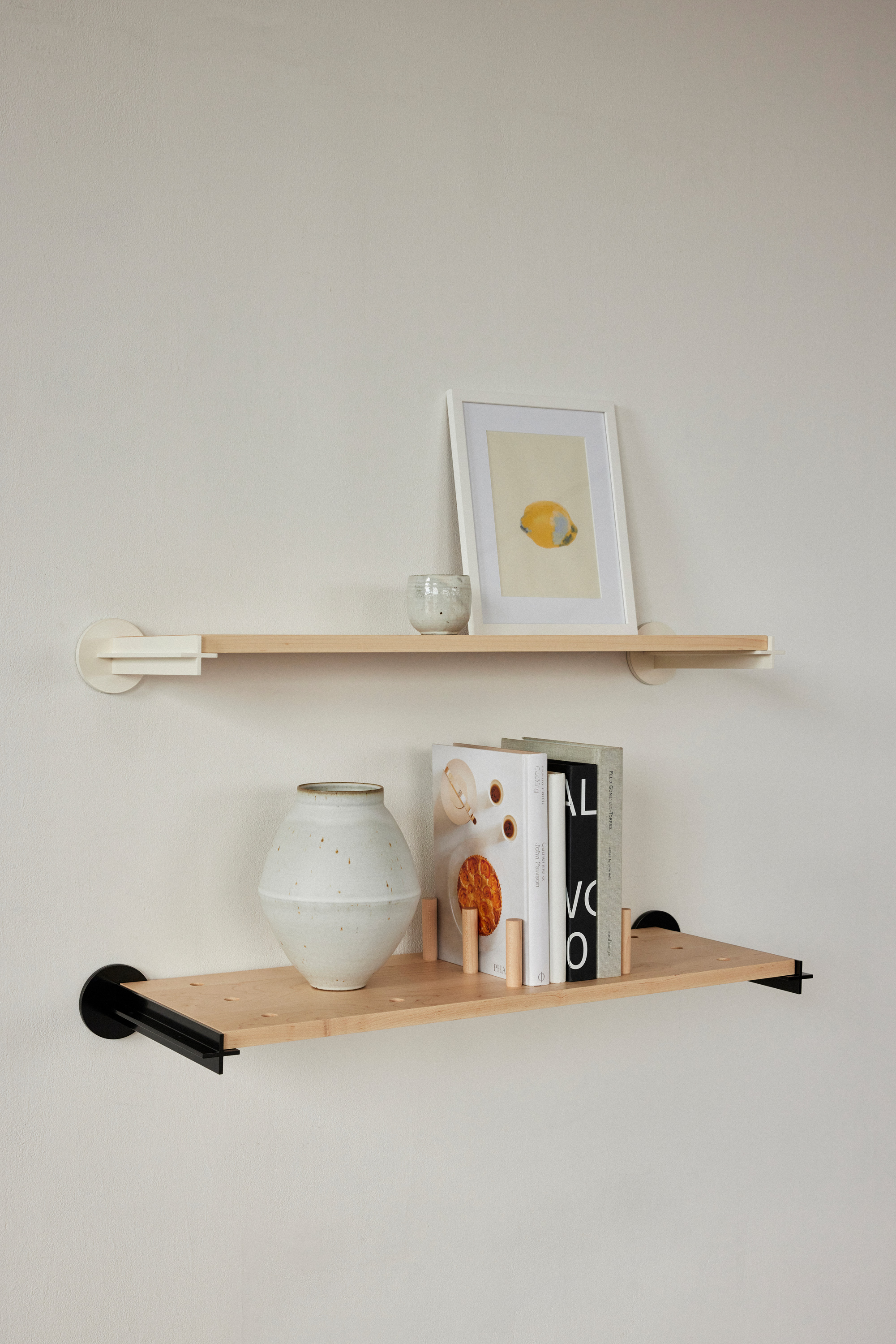 The Plus Collection: Hooks, Shelves, Bedside Tables from Studio Goux