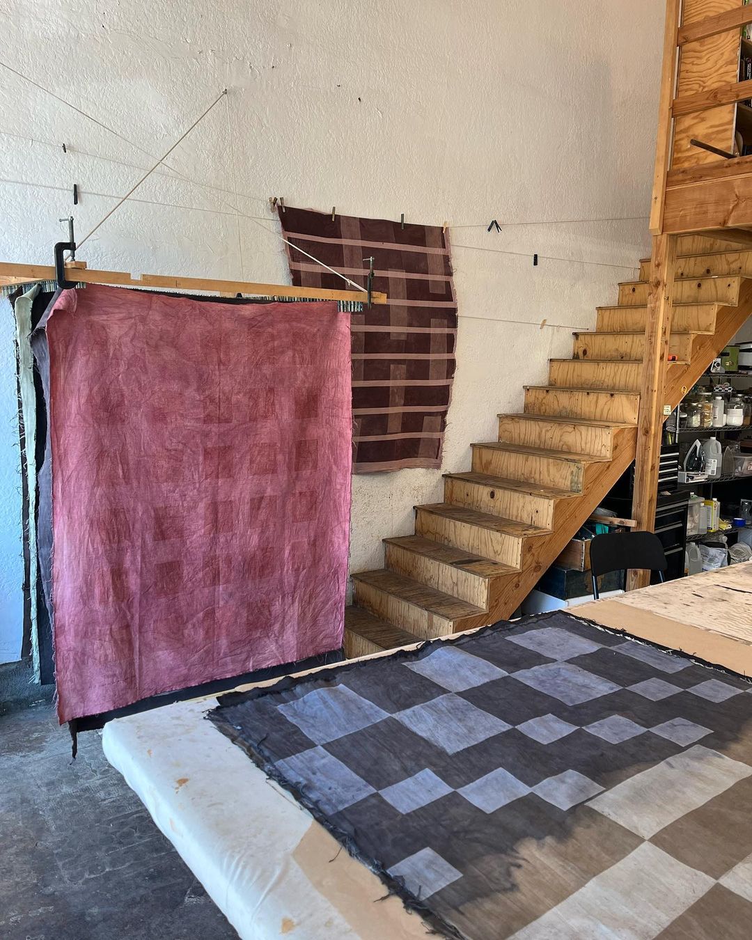 Lucie Timonier-Collie: The Artist's Graphic Screenprinted Textiles Use ...