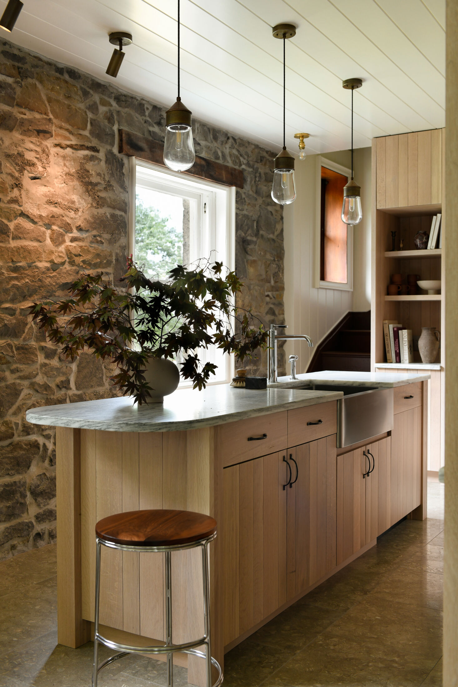 Inside an Earthy Kitchen in the Suburbs of Pittsburgh