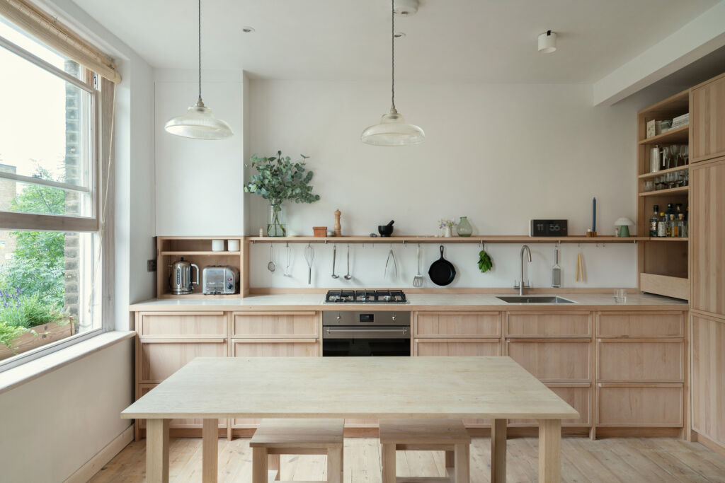 A Small Kitchen in London by Fell Featuring Sold Wood Cabinets and ...