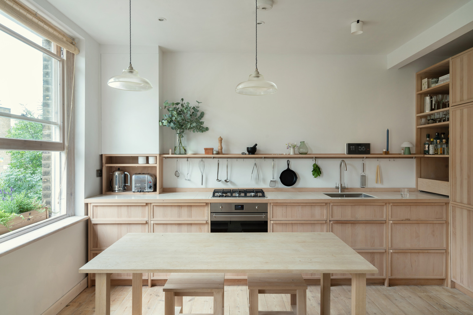 A Small Kitchen in London by Fell Featuring Sold Wood Cabinets and ...
