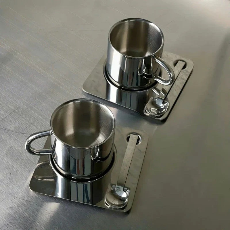 Trend Alert: Stainless Steel Cups and Saucers - Remodelista
