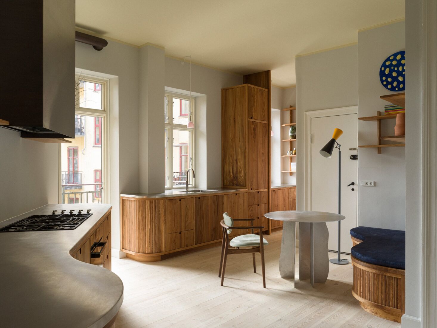 Organic Kitchen Design in Copenhagen by Lundgaard & Tranberg Architects