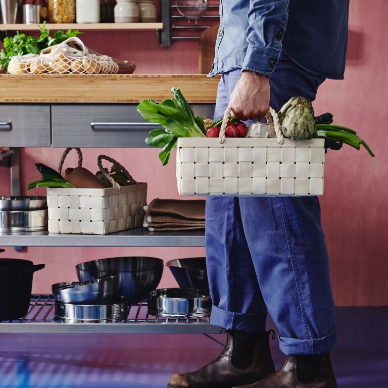 High/Low: Woven Harvest Baskets, Two Ways - Remodelista