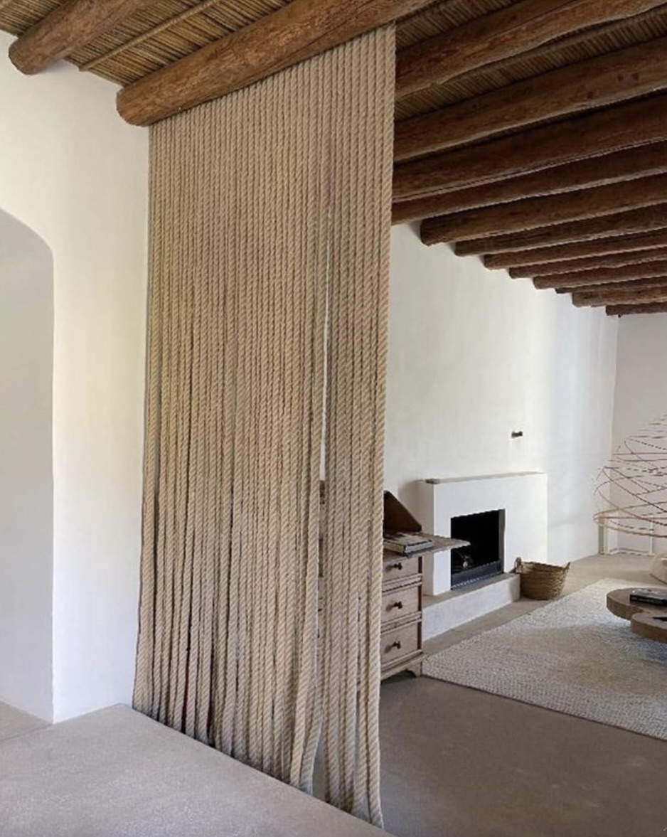 7 Easy DIY Rope Doorways and Room Dividers